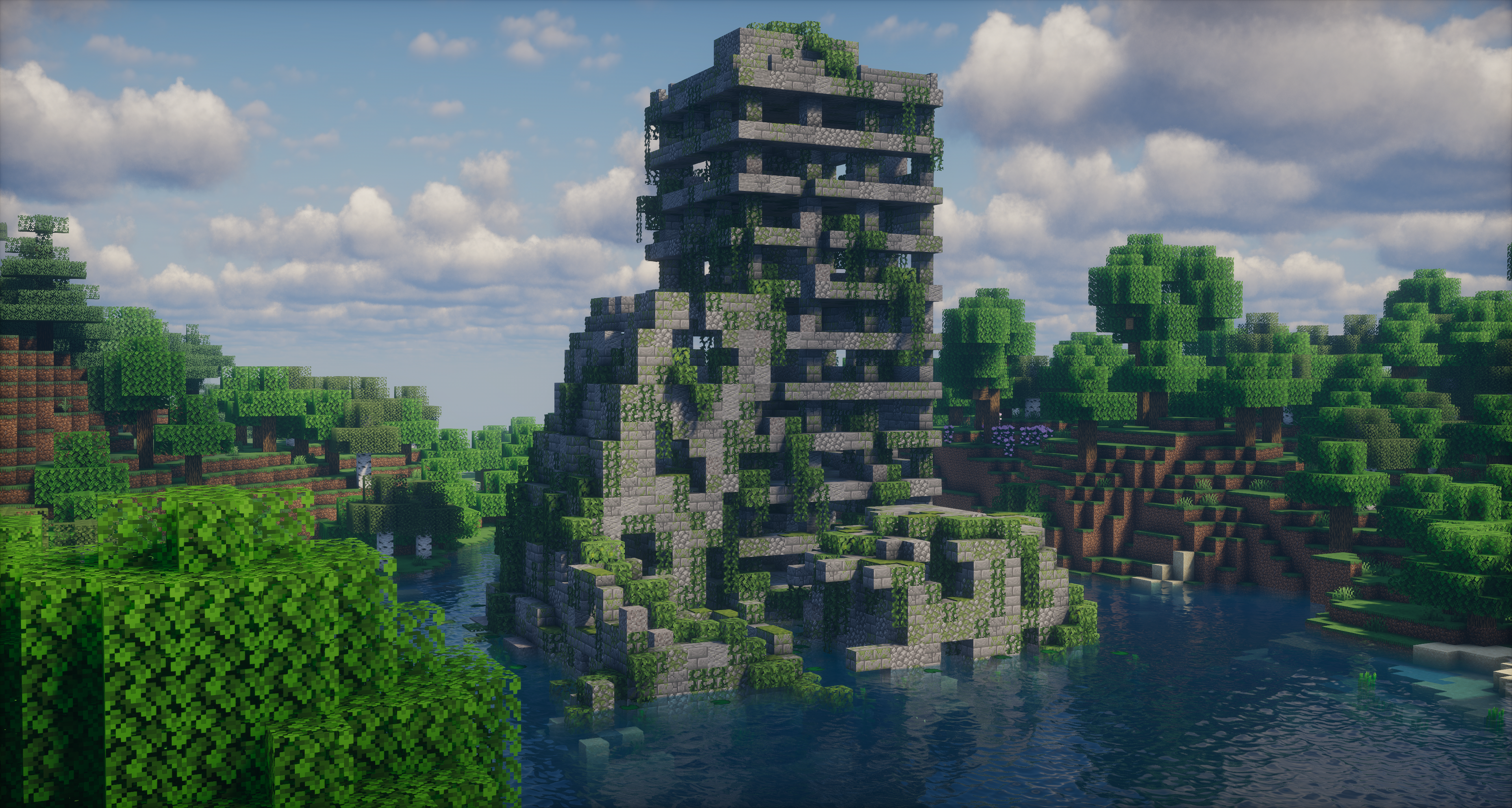 【建築】City in Ruins / 沈んだ街｜MineAdd - マイクラの配布／共有サイト